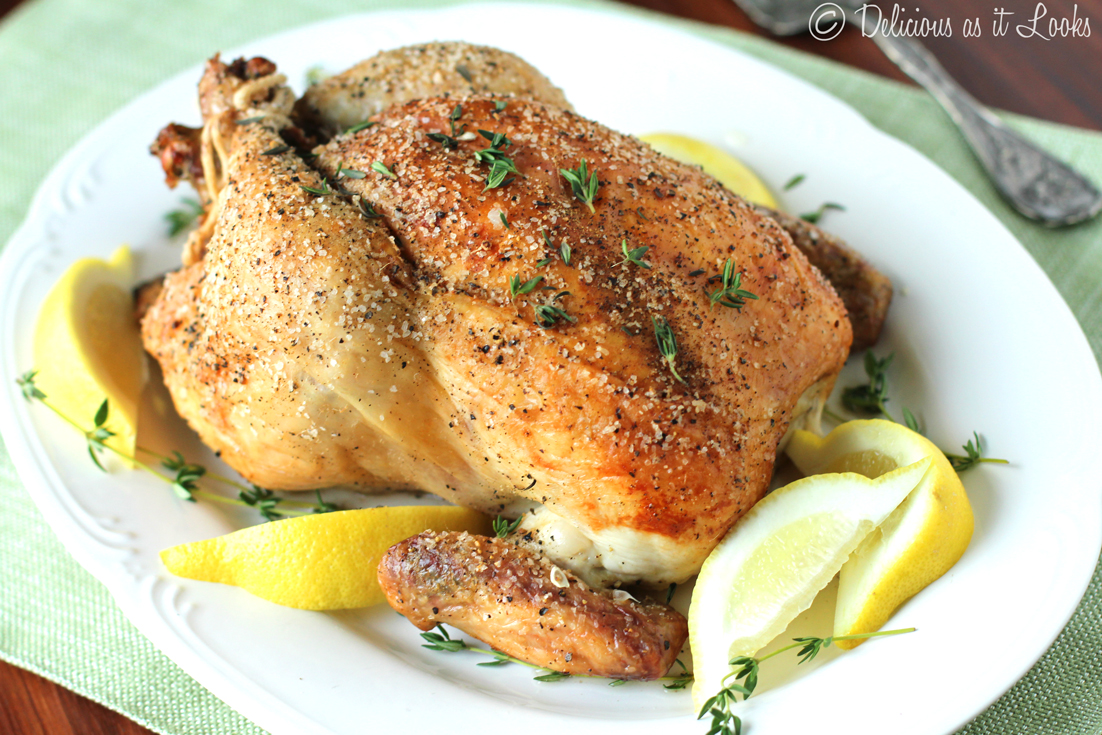 Marvelous Roasted Chicken - Delicious as it Looks