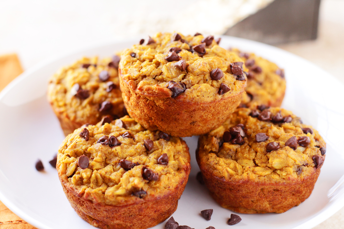 Low FODMAP Pumpkin Oatmeal Muffins - Delicious as it Looks